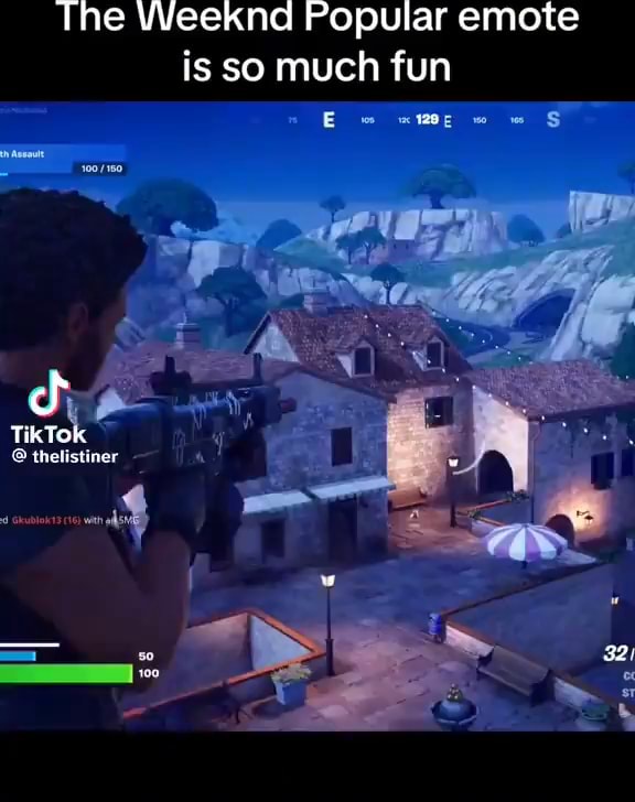 The Weeknd Popular emote is so much fun TikTok thelistiner - iFunny