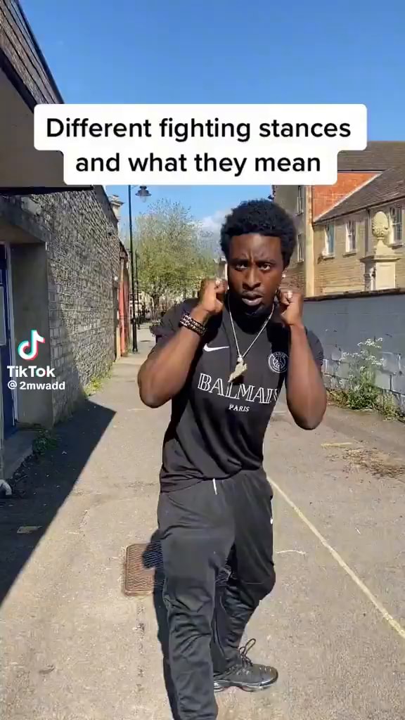 Different fighting stances and what they mean il Tik Tok - iFunny