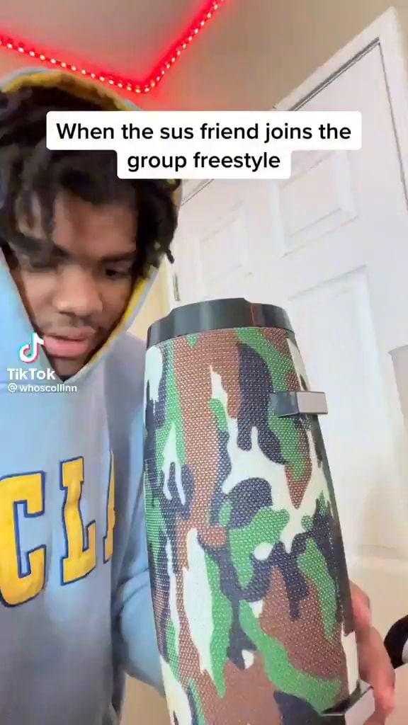 When the sus friend joins the group freestyle Tik - iFunny