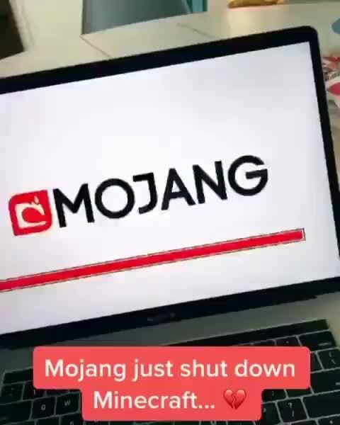 Mojang just shut down Minecraft... - iFunny