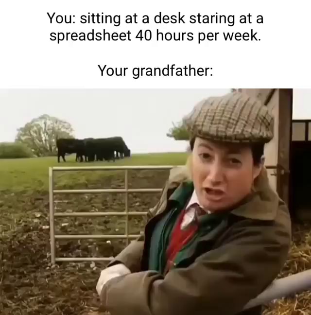 You: sitting at a desk staring at a spreadsheet 40 hours per week. Your ...