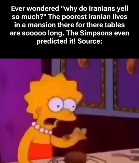 Ever wondered "why do iranians yell so much?" The poorest iranian lives ...