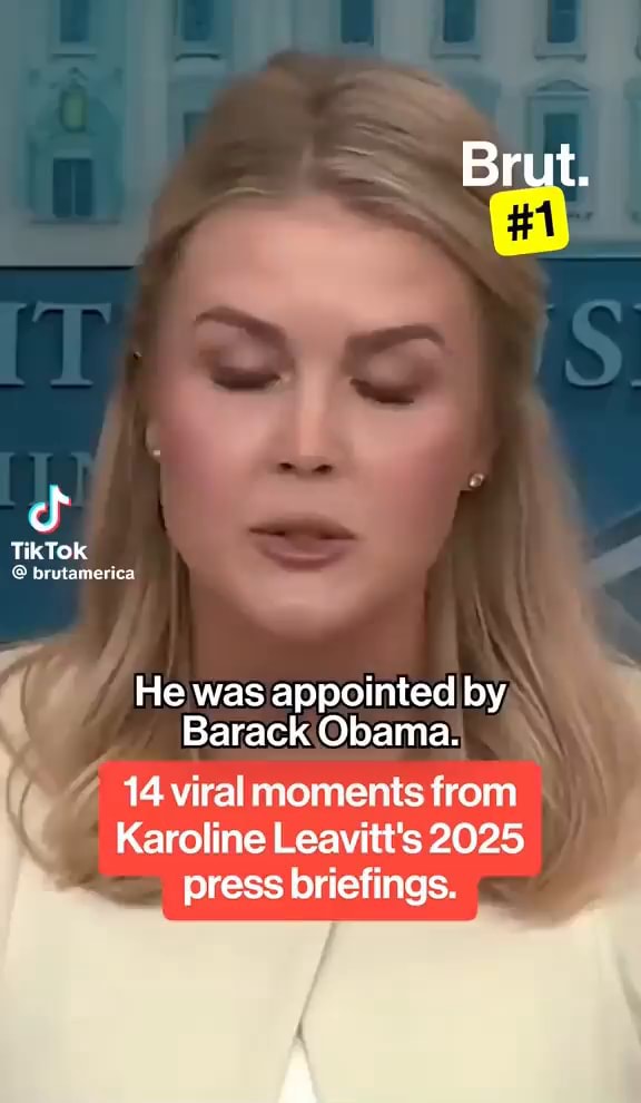 Brut. TikTok brutamerica He was appointed by Barack Obama. 14 viral ...