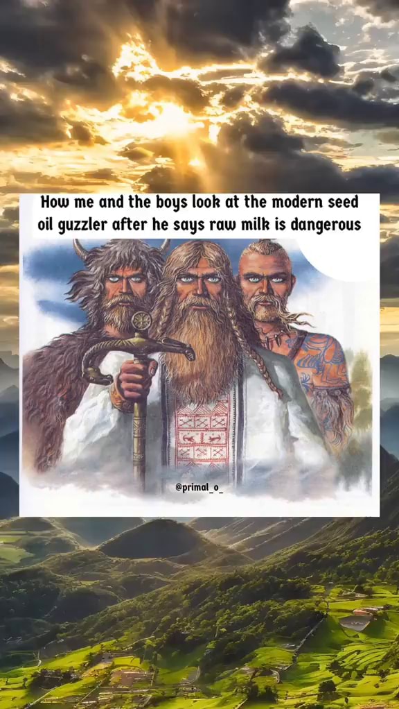 How me and the boys look at the modern seed -I oil guzzler after he ...