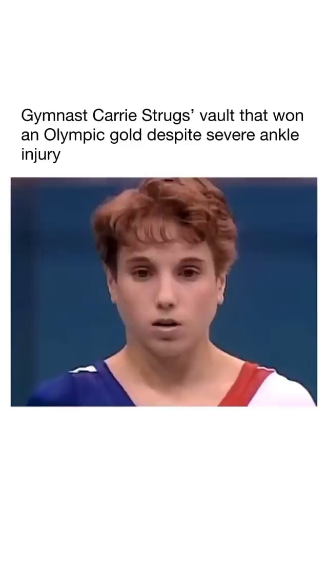 N/A - Gymnast Carrie Strugs' vault that won an Olympic gold despite ...