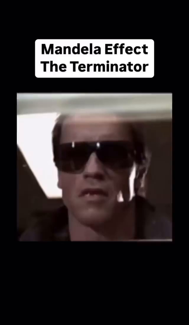 Mandela Effect The Terminator - iFunny