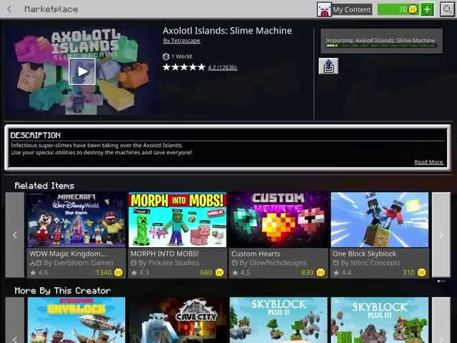 Axolotl Islands: Slime Machine By Tetrascape Importina: Axolot! Islands ...