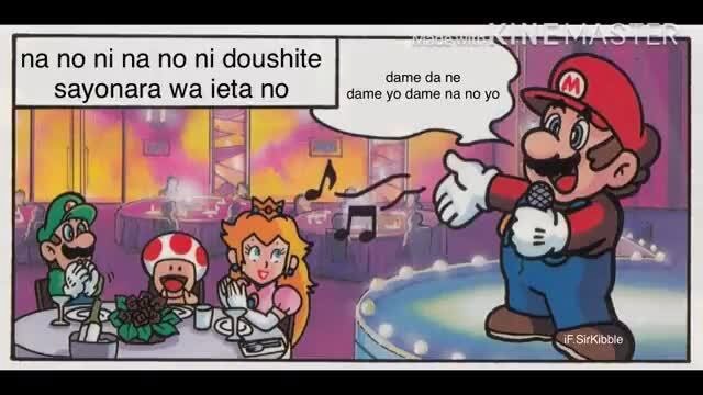 Na no ni na no ni doushite dame da ne Sayonara wa ieta no dame yo dame ...