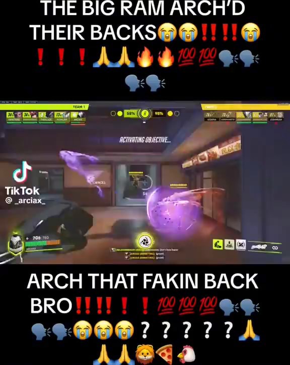 THE BIG RAM ARCH'D THEIR BACKS cf TikTok _arciax_ ARCH THAT FAKIN BACK ...
