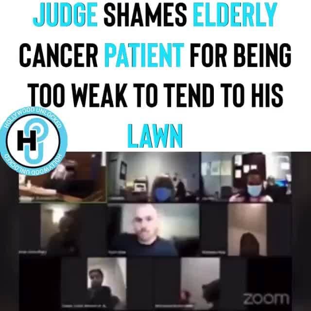 JUDGE SHAMES ELDER! CANCER PATIENT FOR BEING TOO WEAK TO TEND TO HIS ...
