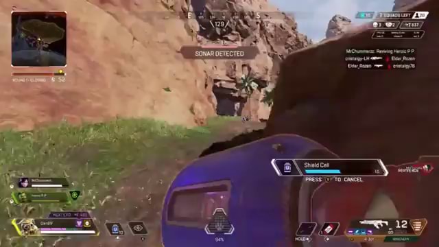 You can't catch a break on Apex ? - eld Cel 'Shield Cel PRESS TO CANCEL - iFunny