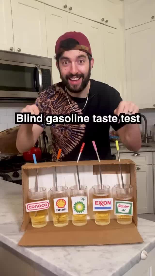 Blind gasoline taste test - iFunny
