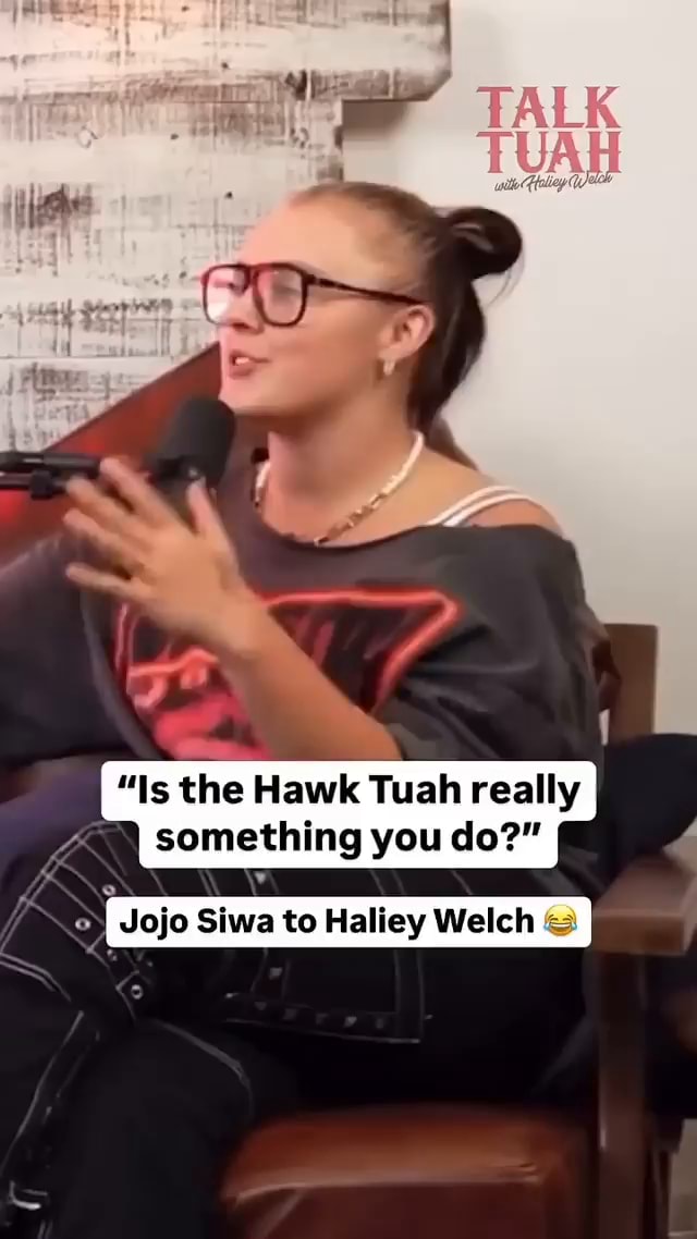 "Is the Hawk Tuah really something you do?" Jojo Siwa to Halley Welch ...