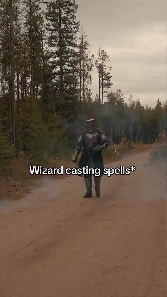 Wizard casting spells* - iFunny