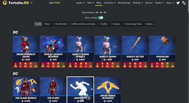 Fortnite.GG code FNGG nijality Map Shop Cosmetics Best Settings Ranking ...