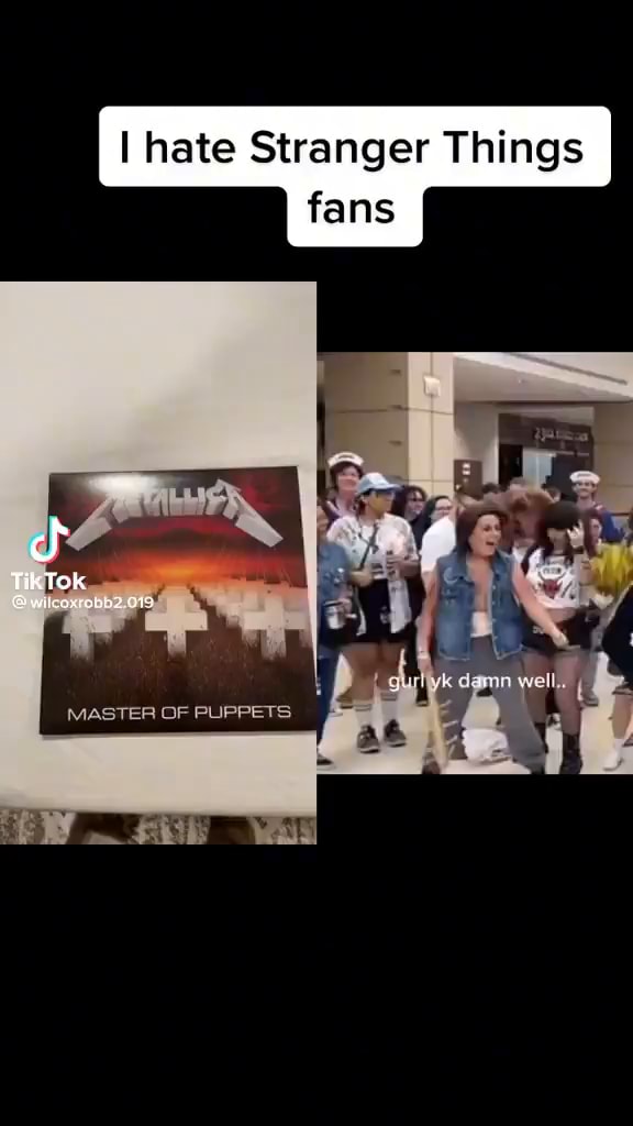 Hate Stranger Things fans MASTER OF FUPFETS: - iFunny