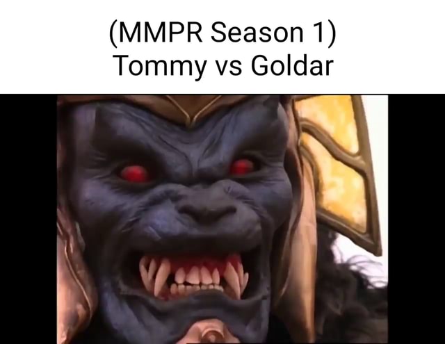 (MMPR Season 1) Tommy vs Goldar - iFunny