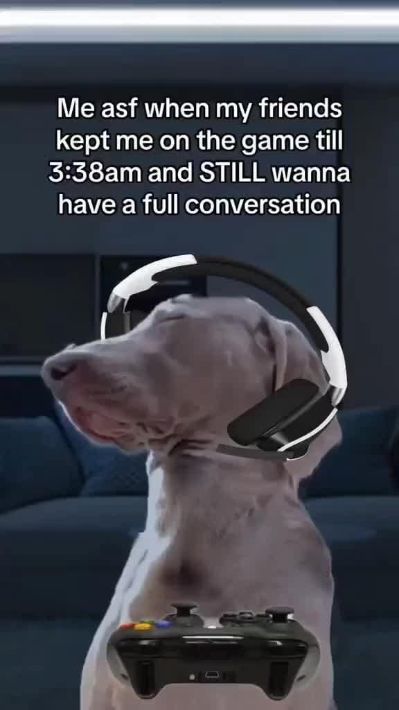Me asf when my friends kept me on the game till and STILL wanna have a ...