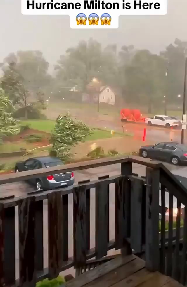 Hurricane Milton is Here - iFunny