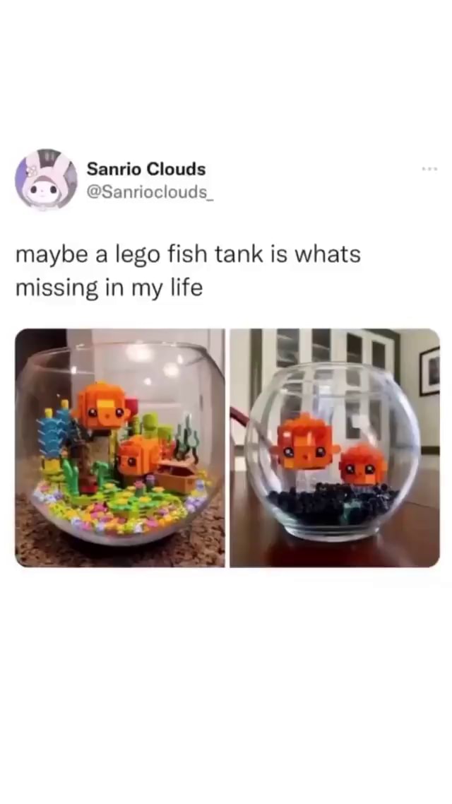 Sanrio Clouds Sannoclouds maybe a lego fish tank is whats missing in my ...