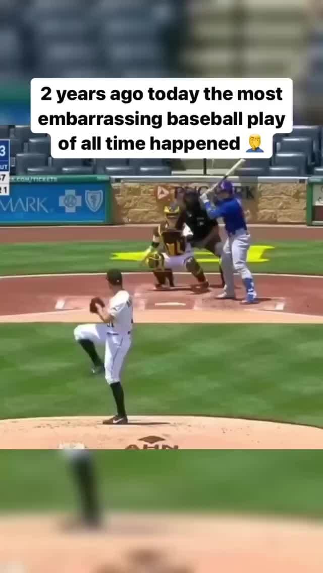 2 years ago today the most embarrassing baseball play of all time ...