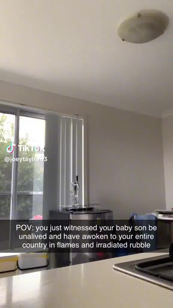 POV: you just witnessed your baby son be unalived and have awoken to ...