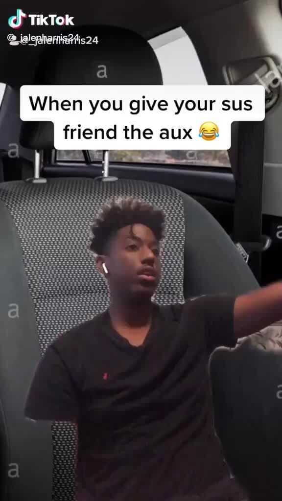 TikTok I When you give your sus friend the aux - iFunny