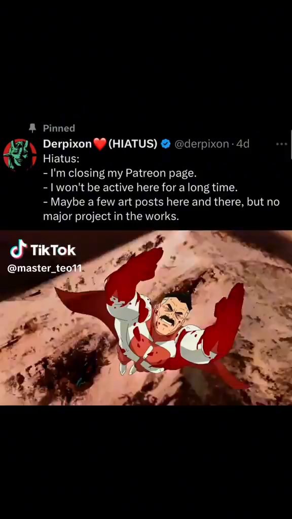 Pinned Derpixon (HIATUS) @ @derpixon- Hiatus: - I'm closing my Patreon ...