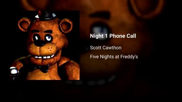 Night 1 Phone Call - Five Nights at Freddy's - iFunny