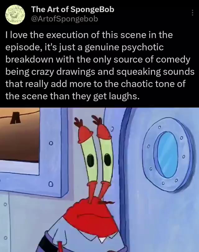 The Art of SpongeBob I love the execution of this scene in the episode ...