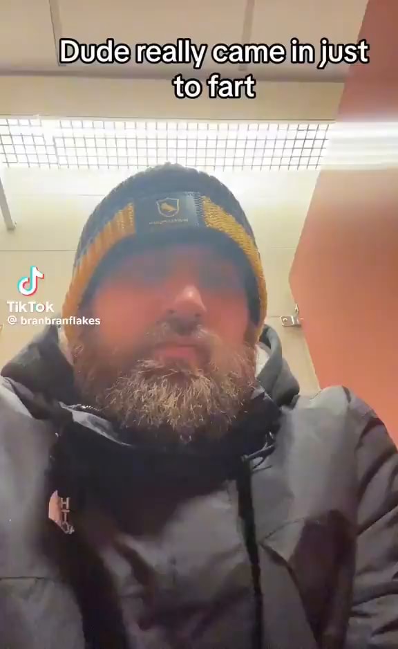 Dude really came in just to fart TikTOK - iFunny