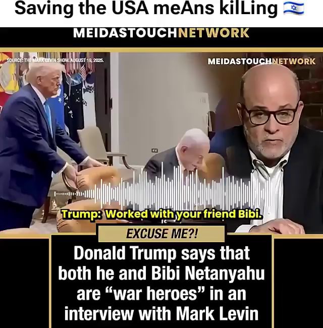 Saving the USA meAns kilLing = WORK hi I Donald Trump says that both he ...