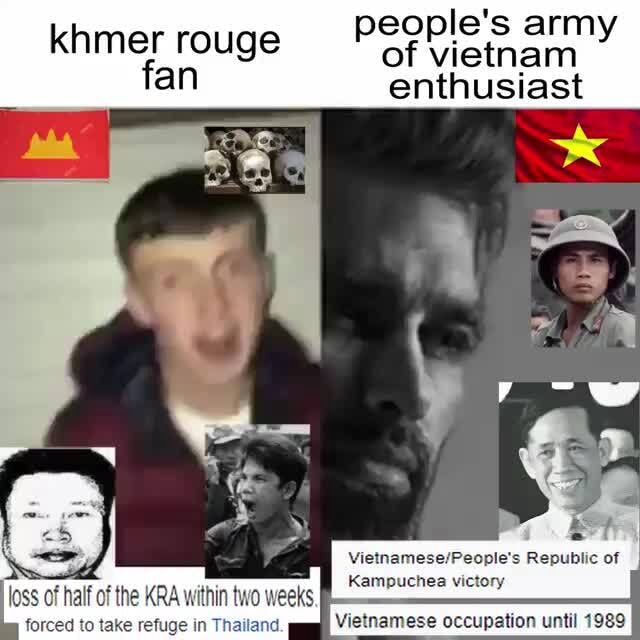 People's army khmer rouge of vietnam fan enthusiast Republic of ...