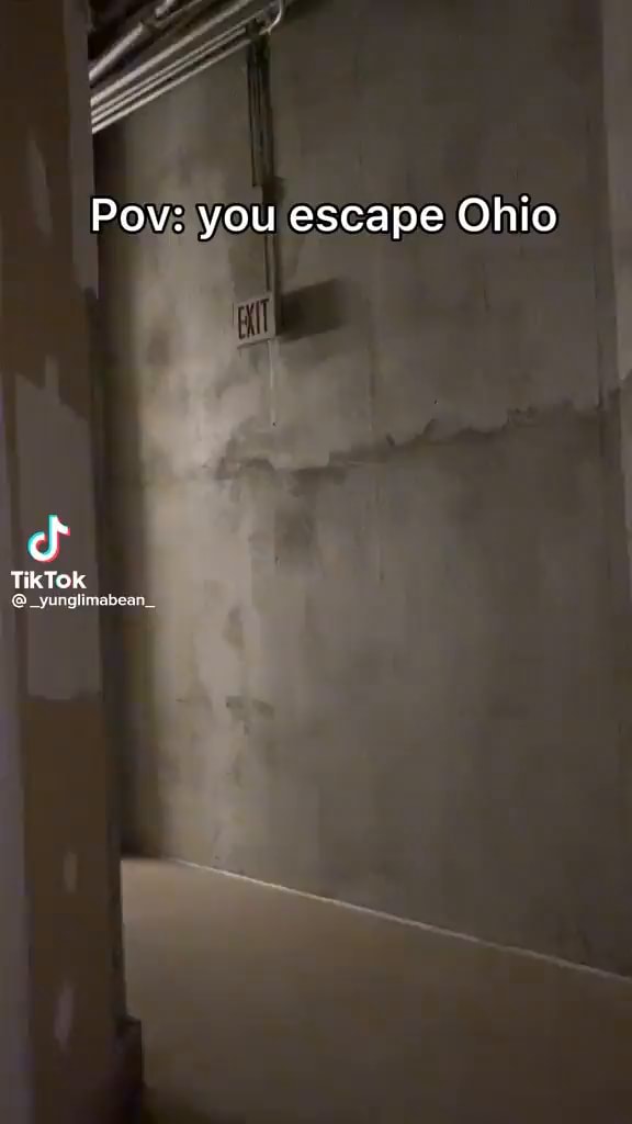 Pov: you escape Ohio TikTok yungiiniabean_ - iFunny