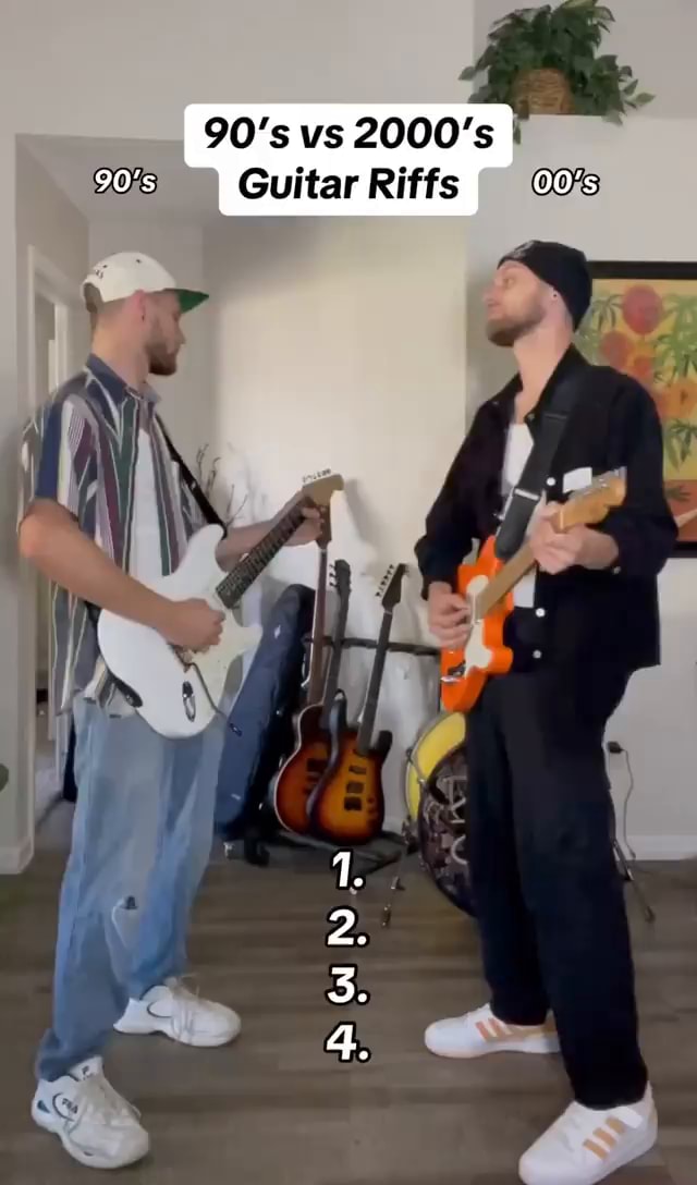90's vs 2000's Guitar Riffs AWN - iFunny