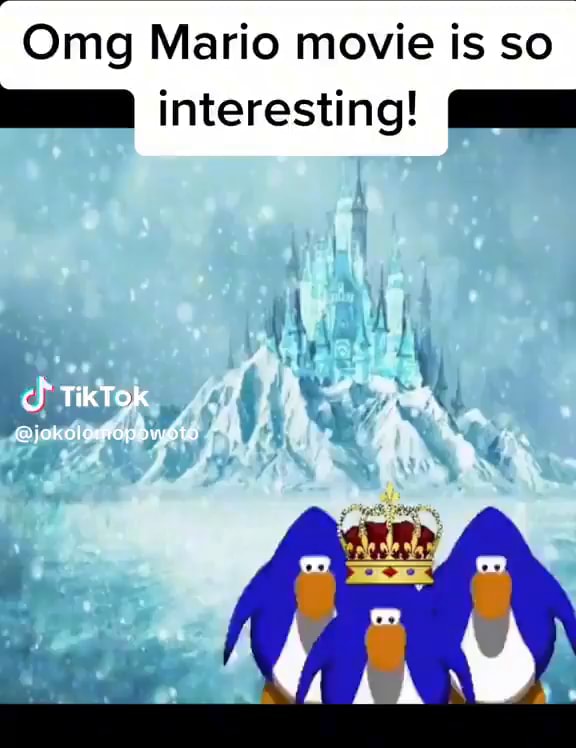 Omg Mario movie is so interesting! TikTok - iFunny