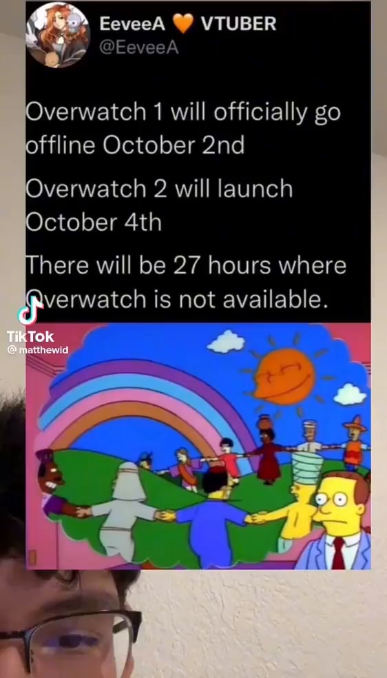 EeveeA VTUBER @EeveeA Overwatcn 1 will officially go offline October ...