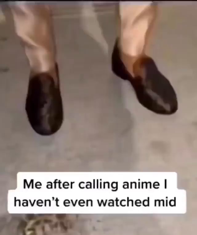 Al Me after calling anime I haven't even watched mid - iFunny