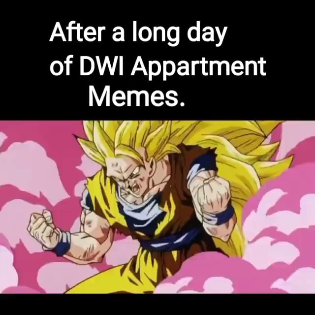 After a long day of DWI Appartment Memes. - iFunny
