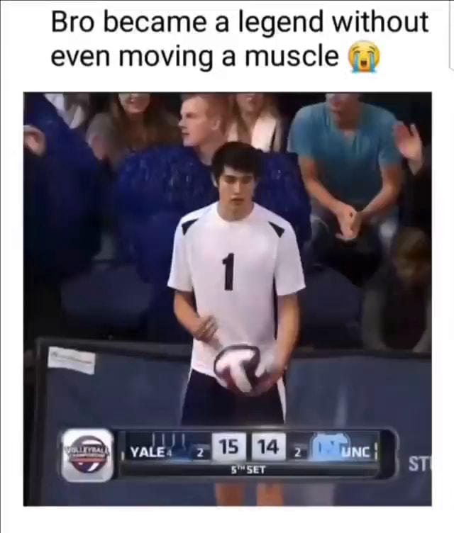 Bro became a legend without even moving muscle - iFunny