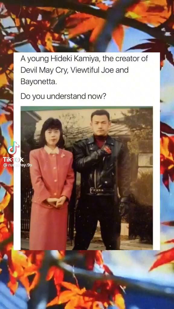A young Hideki Kamiya, the creator of Devil May Cry, Viewtiful Joe and ...