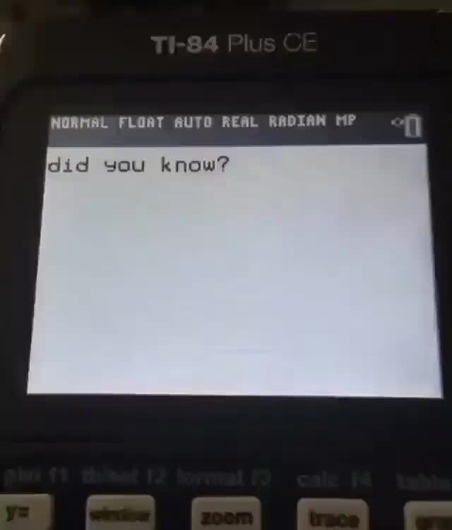 NORMAL FLOAT AUTO REAL RADIAN MP "(1 did you know? - iFunny