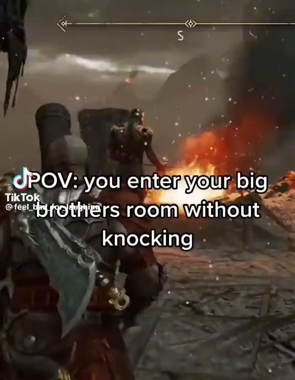 CIPOV: you enter your big TikTok "Siyrotivers room without knocking ...