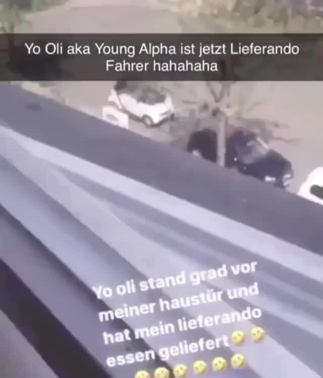 Yo Oli aka Young Alpha ist jetzt Lieferando - Keke