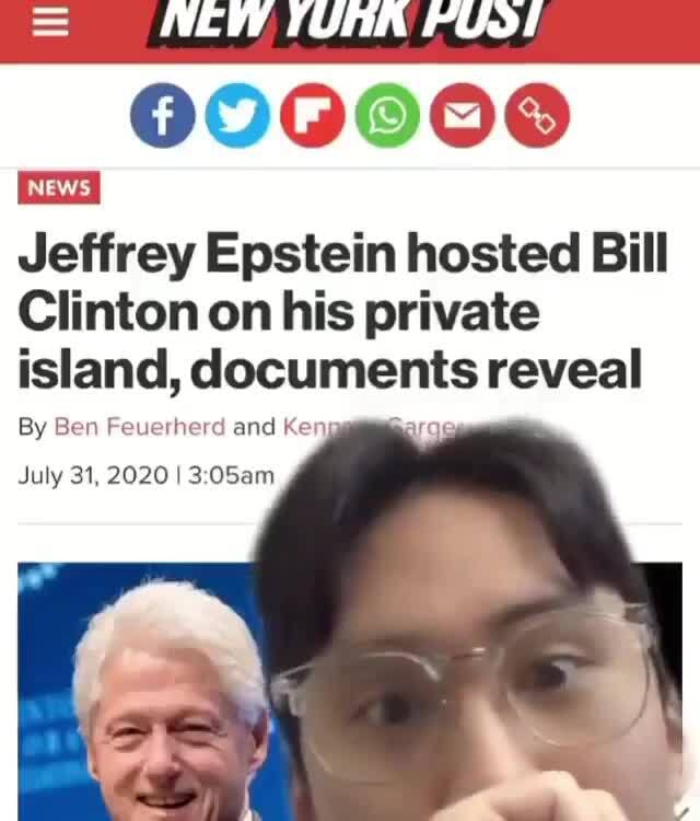 RUnn PUes 0900008 Jeffrey Epstein hosted Bill Clinton on his private ...