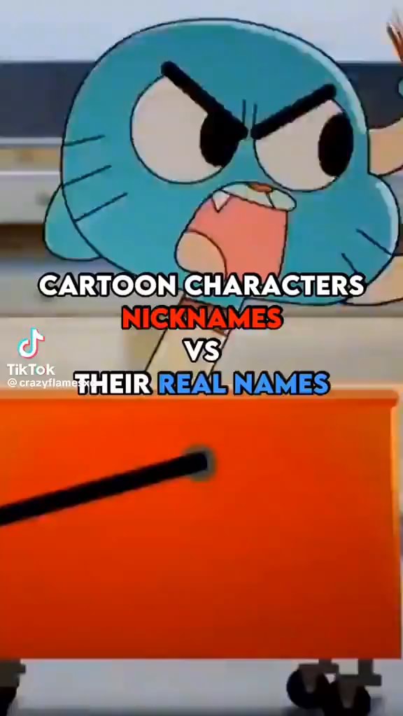 CARTOON CHARACTERS vs TikTok - iFunny