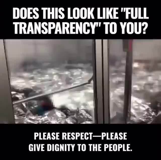 DOES THIS LOOK LIKE "FULL TRANSPARENCY" TO YOU? PLEASE RESPECT-PLEASE ...