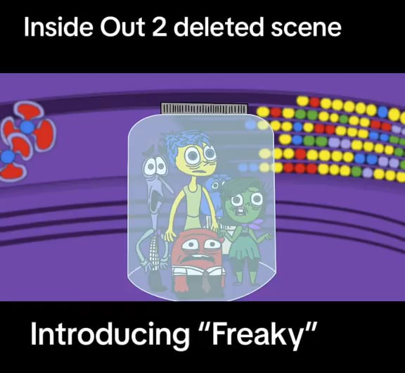Inside Out 2 deleted scene de Introducing "Freaky" - iFunny