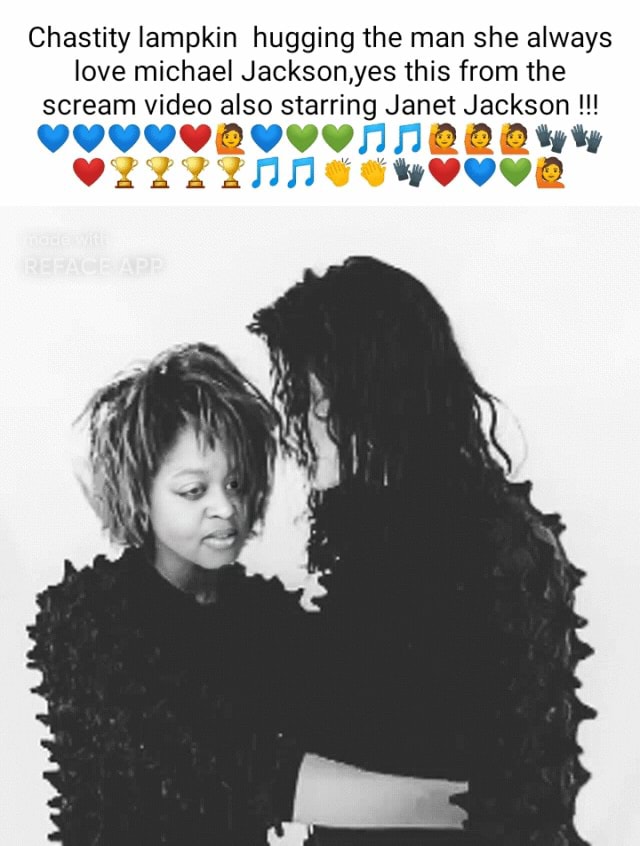 Chastity lampkin hugging the man she always love michael Jackson,yes ...
