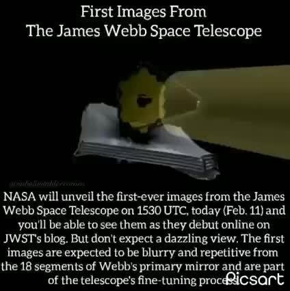First Images From The James Webb Space Telescope NASA will unveil the ...
